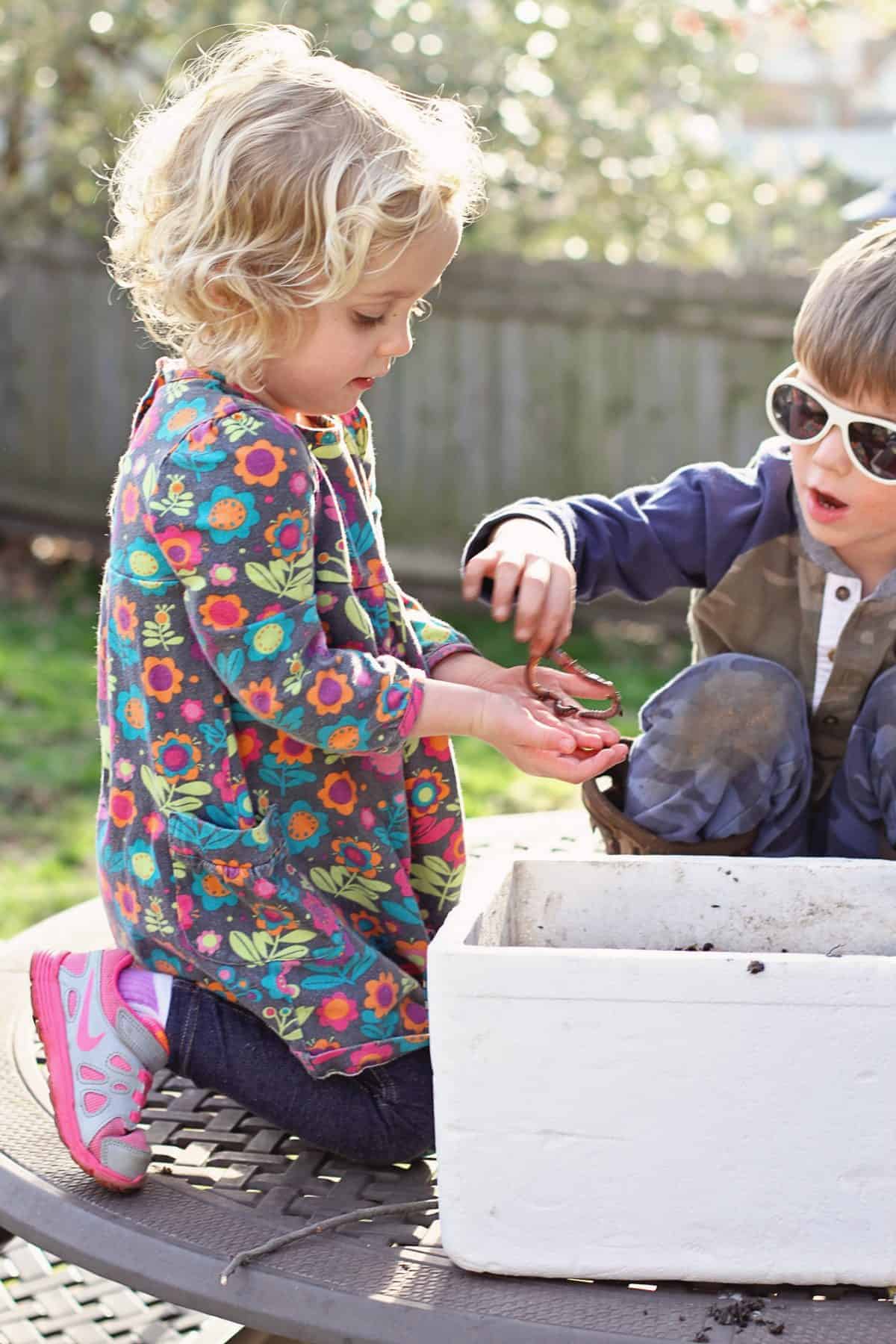 How to Create a Wormery with Kids and Teach them About Worms