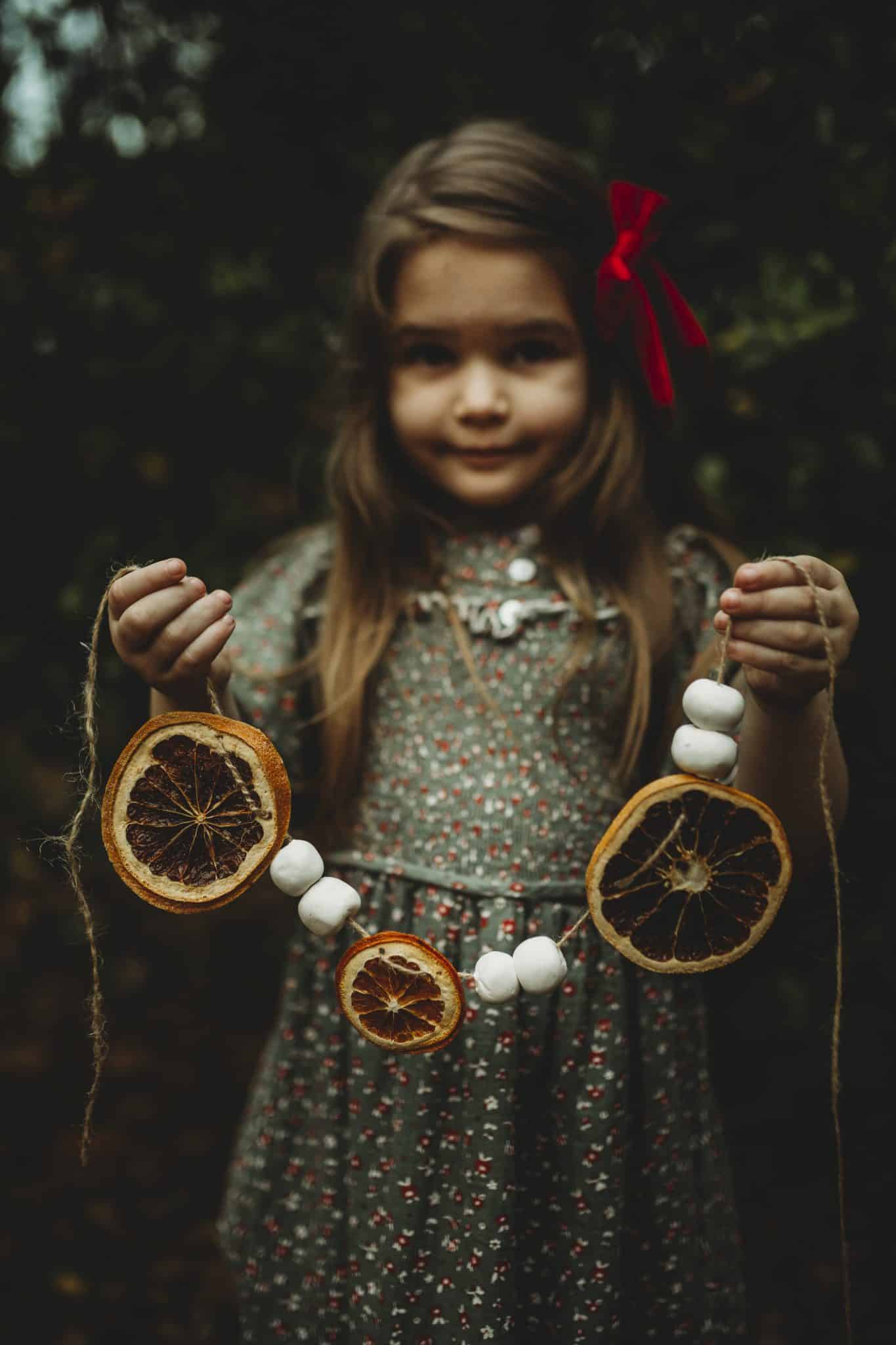 Dried Fruit Holiday Garland • RUN WILD MY CHILD