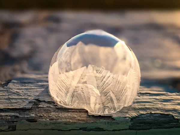 Winter Science Experiment for Kids: How to Make Frozen Bubbles